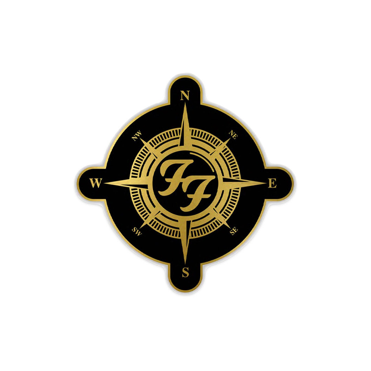 Compass Enamel Pin – Foo Fighters